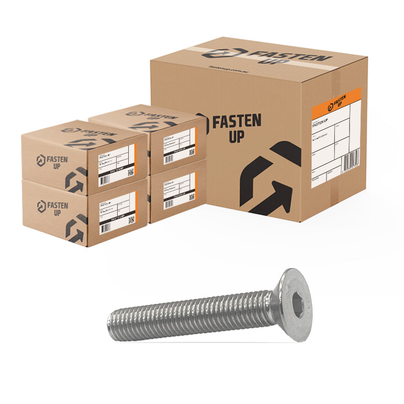 M12 x 50 CSK Socket Screw 304 - Carton 200 – Fasten Up