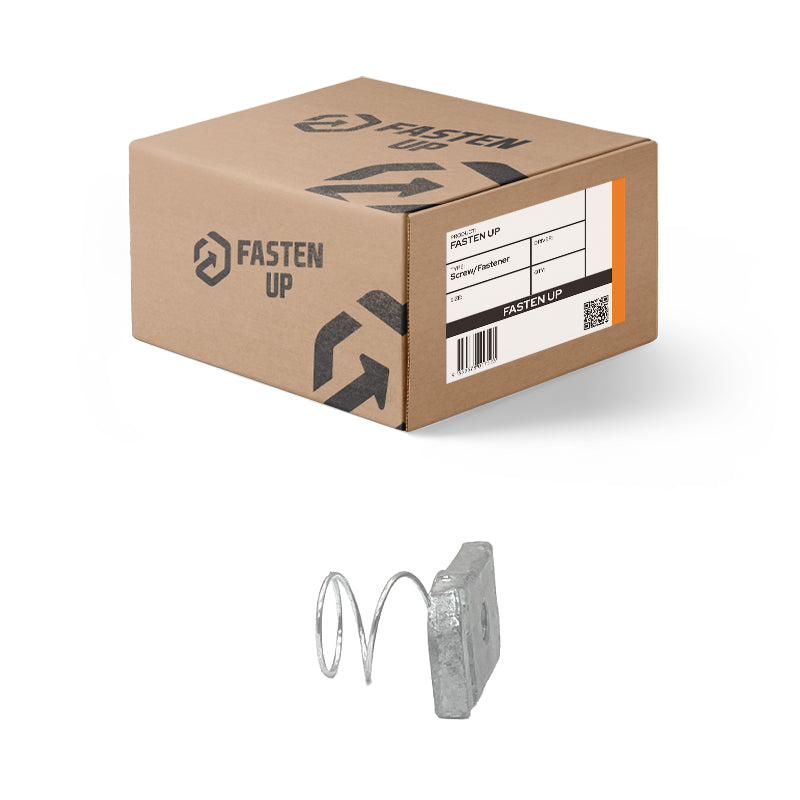 Channel Strut Nut Short Spring M6 Gal - Box 100 – Fasten Up
