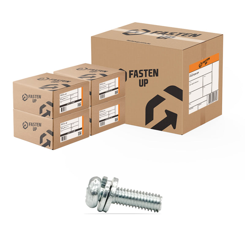 M3 x 6mm SEMS Screws PH - Carton 1000 – Fasten Up