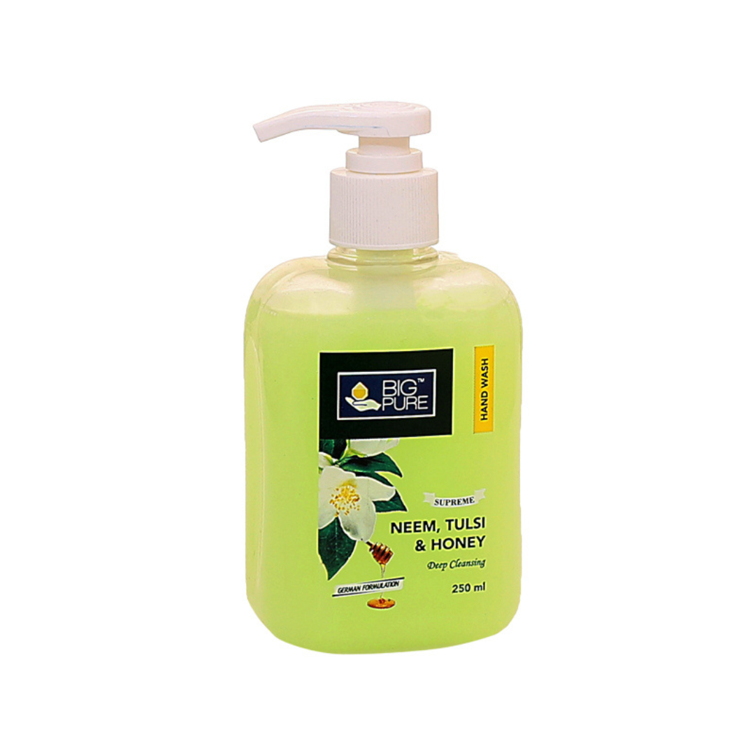 Big Pure Liquid Hand Wash Soap Neem, Tulsi & Honey 250ml – Fasten Up